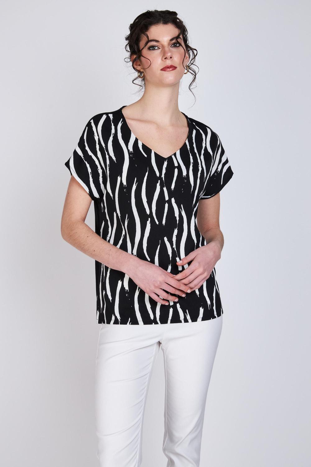 Polera Compuesta Maca Negro Woman by Eclipse – Eclipse Chile